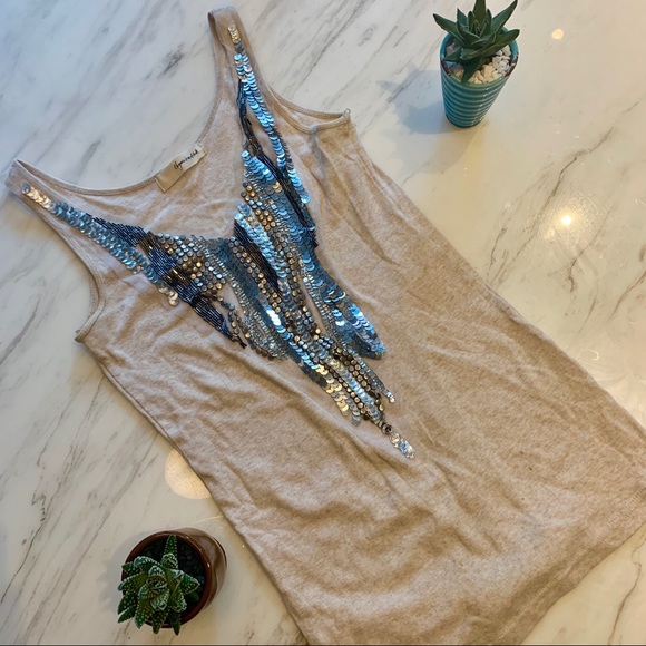 Tops | Cotton Embellished Tank | Poshmark